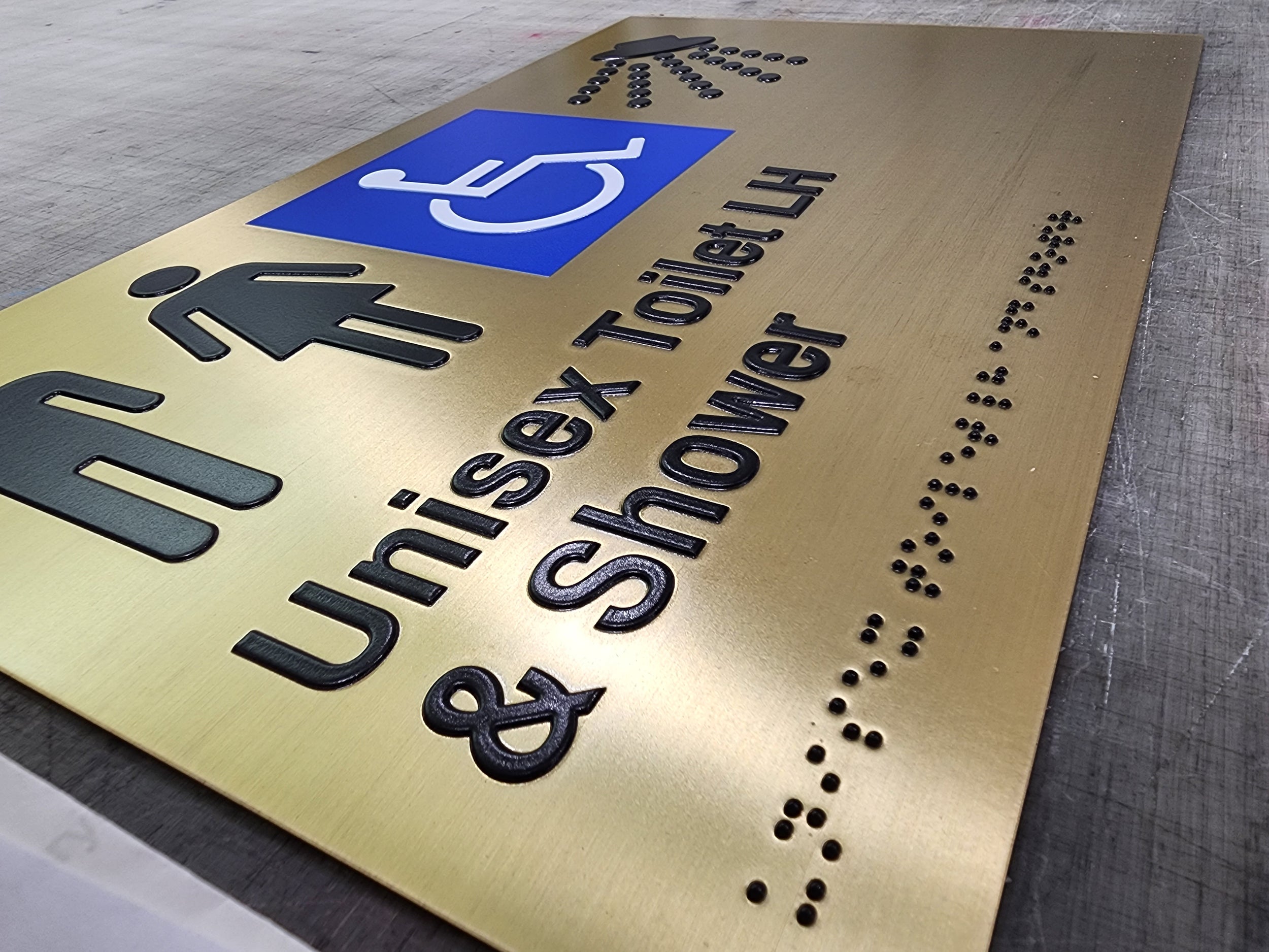 Custom Braille & Tactile Signage Australia | Architectural Signage ...