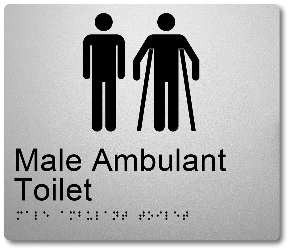 Accessible Toilet Braille Signs | AS1428 Tactile Signage Australia ...